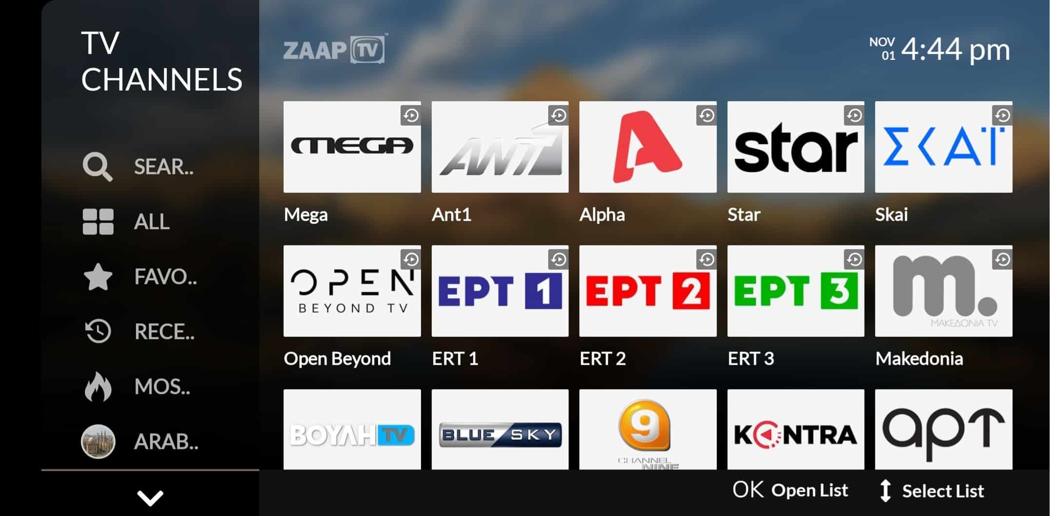 ZAAPTV MONTHLY SUBSCRIPTION - GREEK TV - OFFICIAL SITE - ZAAPTV ...